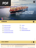 MSC & Maersk Line Charge For Icd & Hazira | PDF