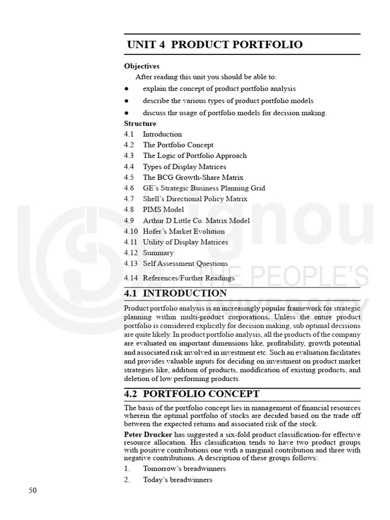 Product Portfolio Analysis Overview | PDF | Market (Economics) | Modern ...