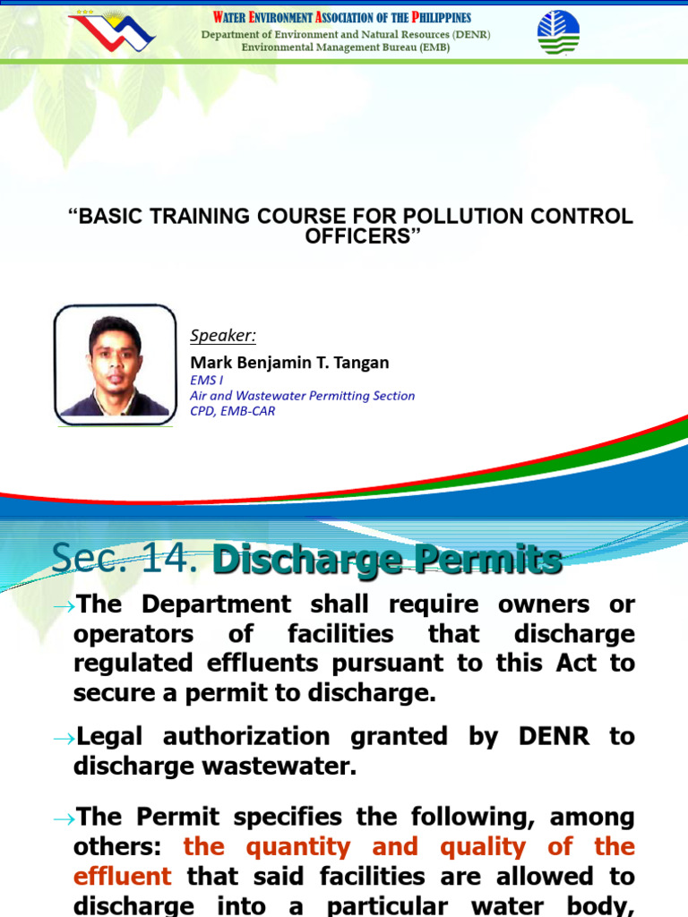 Discharge Permit Requirements | PDF | Sewage Treatment | Effluent