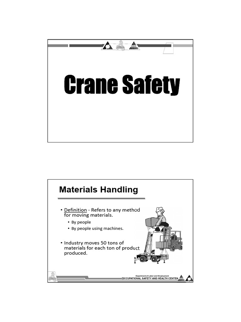 Construction Machinery (Crane Safety) | PDF | Crane (Machine) | Rope