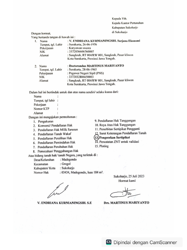 l13 Cek 03434 Madegondo | PDF