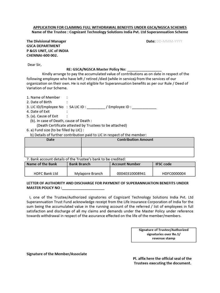 Application Form For SA To NPS | PDF | Pension | Banks
