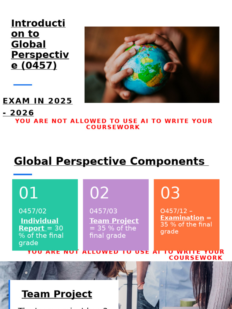 Introduction To Global Perspective (0457) - Team Project | PDF | Child ...