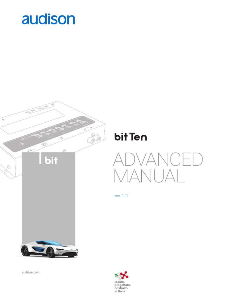Advanced Manual Bit Ten 1 - 1 I | PDF | Amplifier | Equalization (Audio)