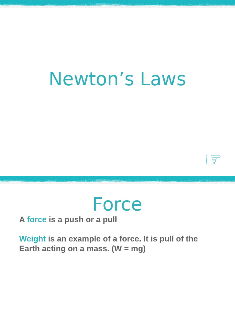 A.2.1 - Newton_s Laws | PDF | Force | Newton's Laws Of Motion