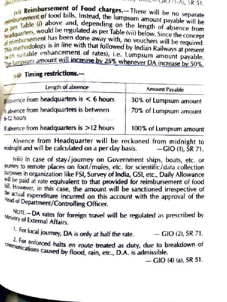 Food Reimbursement Policy Overview | PDF