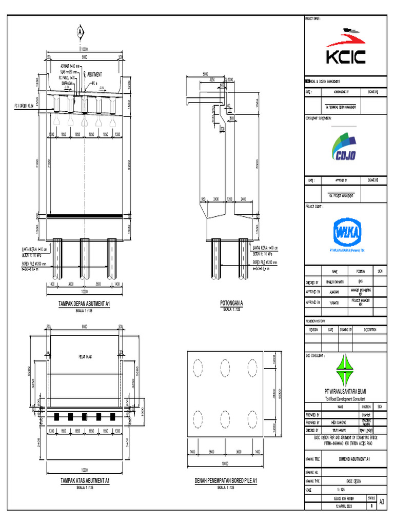 13-04-2023 Basic Design Jembatan | PDF