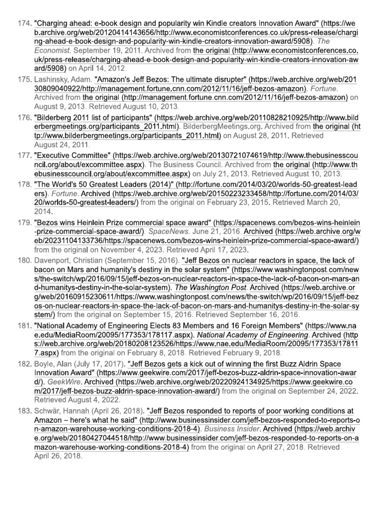 Jeff Bezos - Wikipedia - 32-32 | PDF