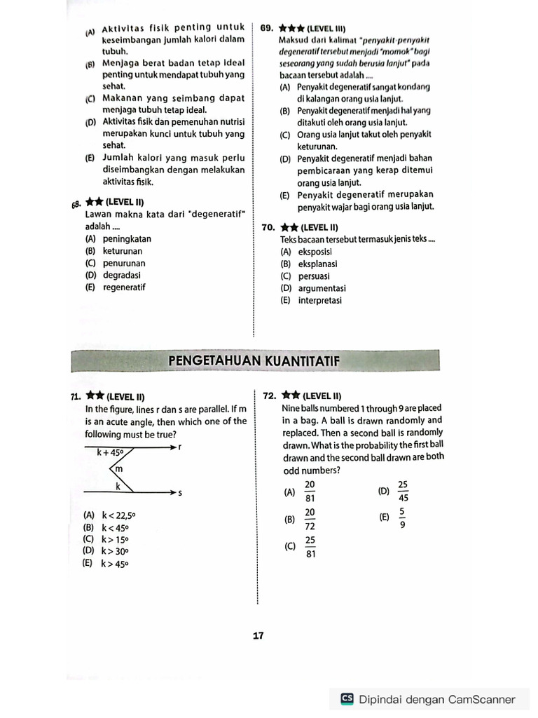 Soal PK | PDF