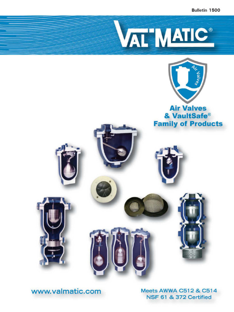 Air Vent Valmatic Pdf Valve Mechanical Engineering