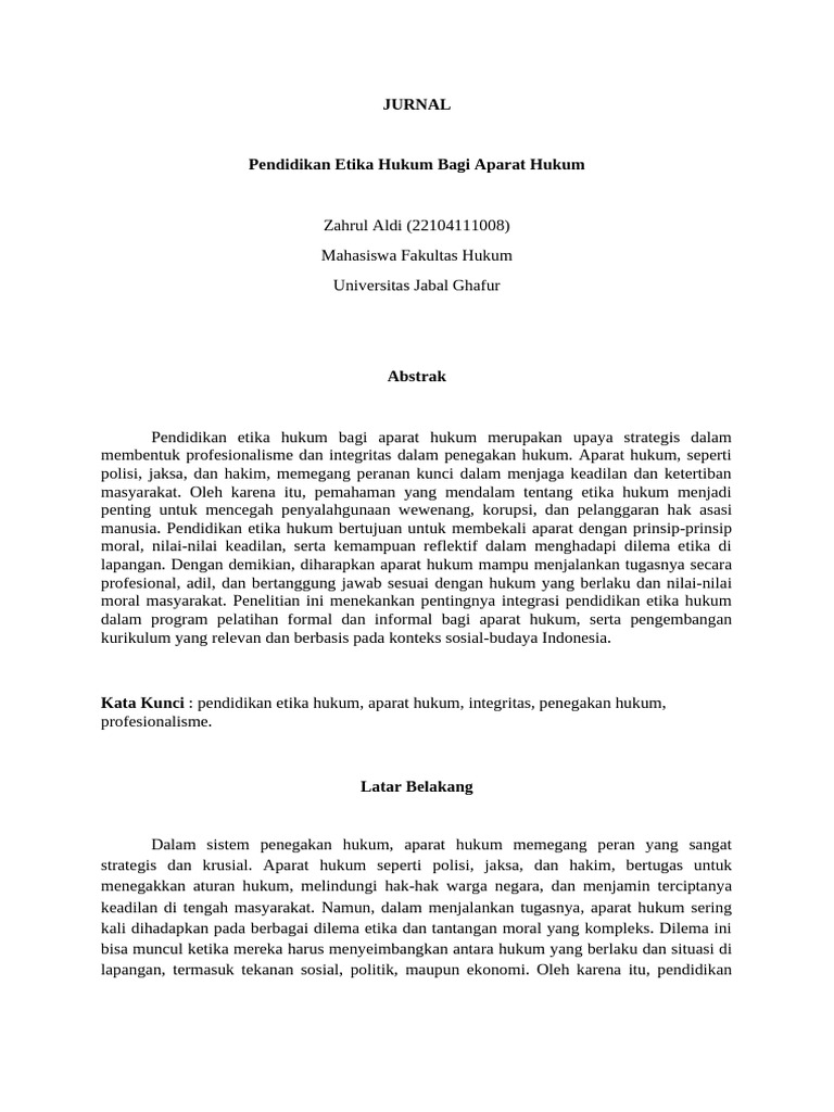 JURNAL Aldi | PDF | Ilmu Sosial