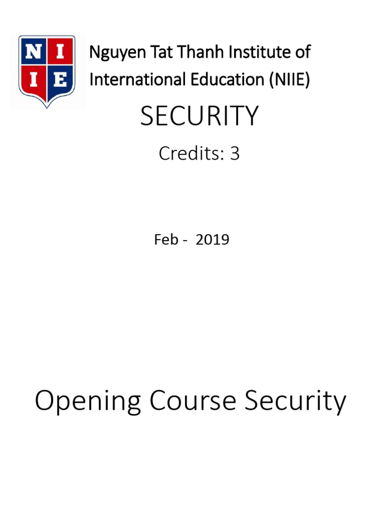NIIT IS KhietLTN 2019 C1 | PDF | Computer Network | Internet Protocol Suite