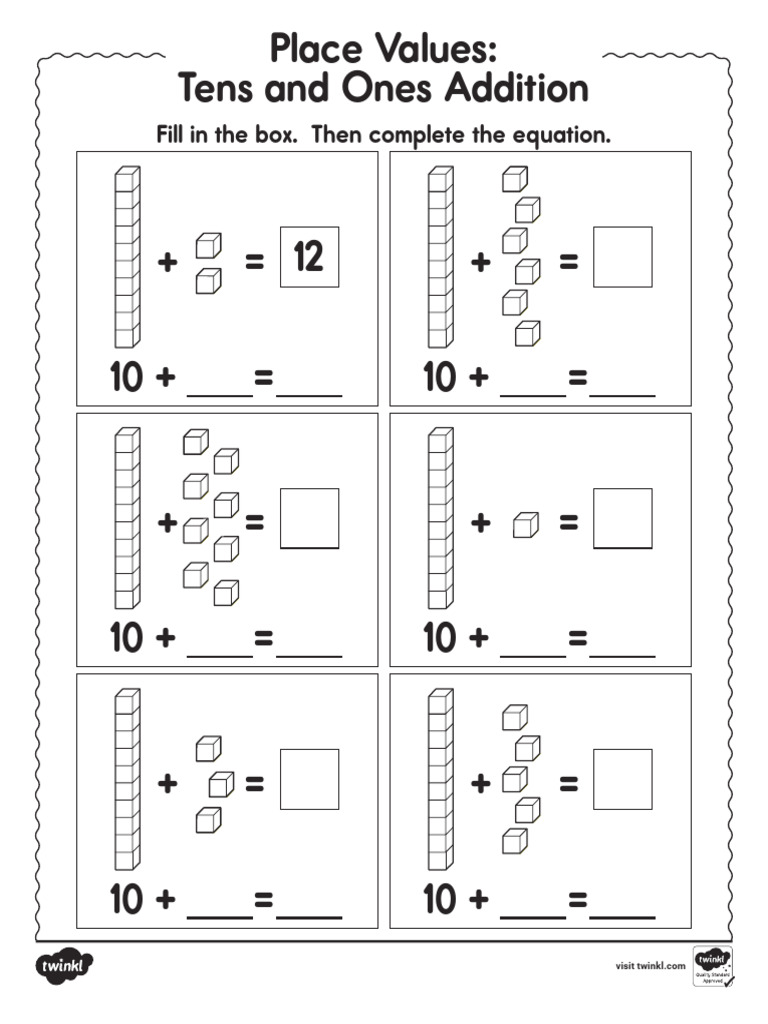 Kindergarten Place Value Activities | PDF