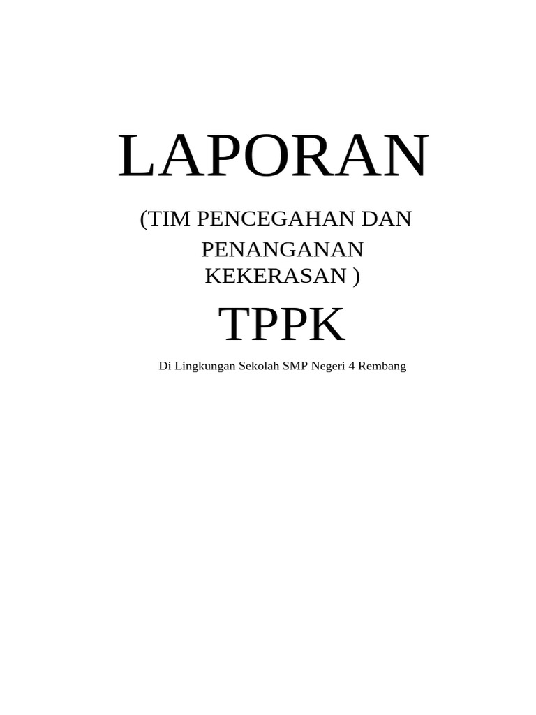Laporan TPPK Fadli | PDF | Karier & Perkembangan