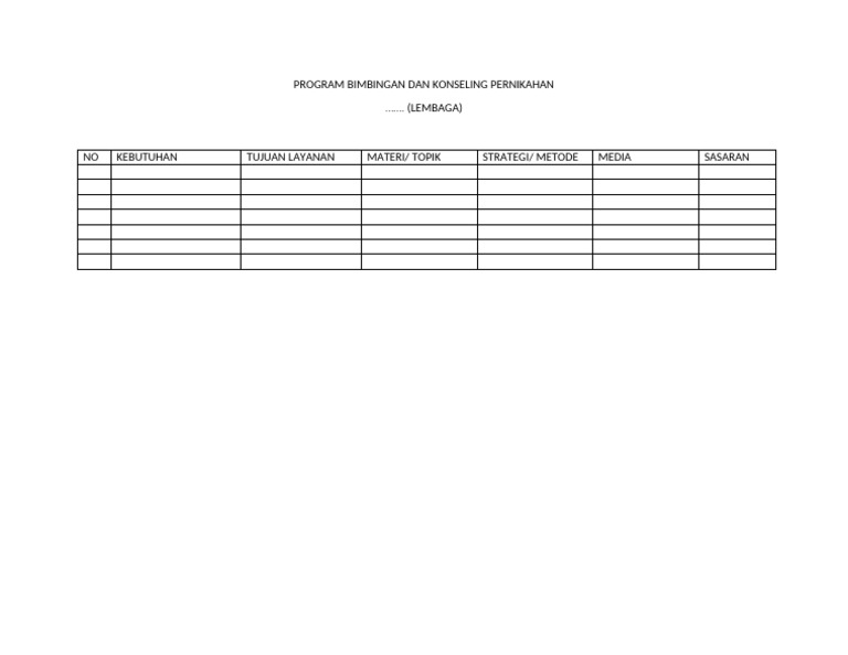 Tabel Program | PDF | Bisnis | Komputer