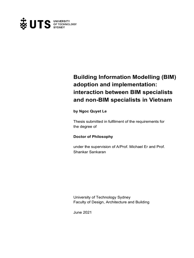 Building Information Modelling (BIM) Adoption and Implementation: Interaction Between BIM ...