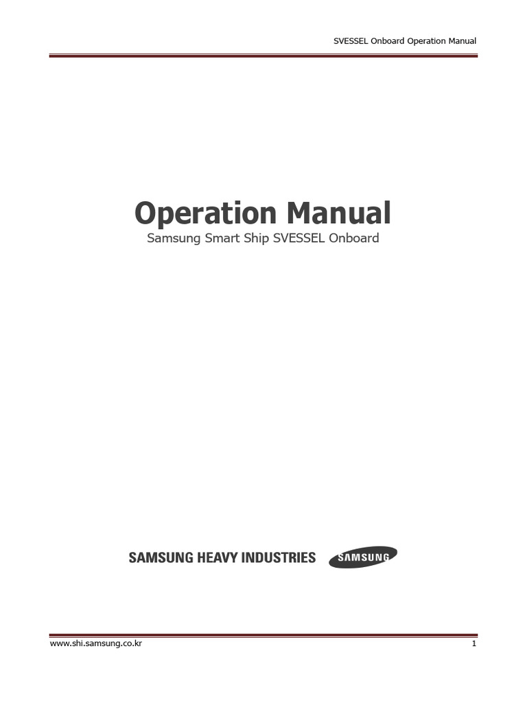 SVESSEL Operation Manual - v1.0.8 (ENG) | PDF | Navigation | Ships