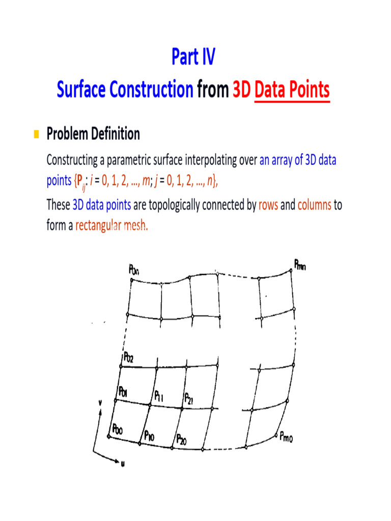 ME3261-IV Surface Models & Fitting (1-On-1) | PDF | Algebra | Geometry