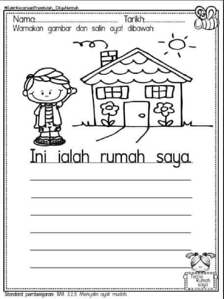 Menyalin Ayat Mudah | PDF