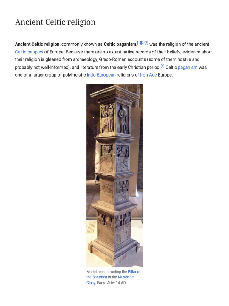 Ancient Celtic Religion - Wikipedia | PDF | Celts