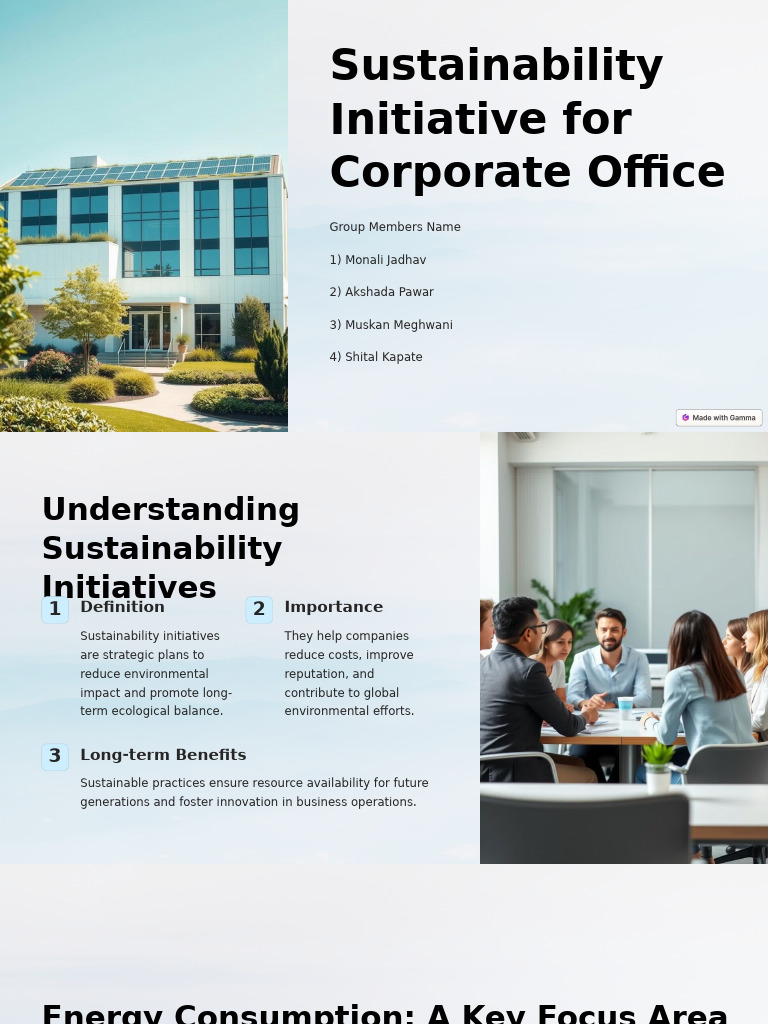 Corporate Sustainability Initiative Guide Pdf Energy Conservation