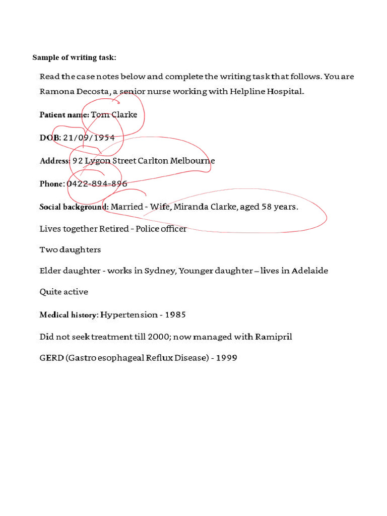 Sample Writing Task 1 | PDF