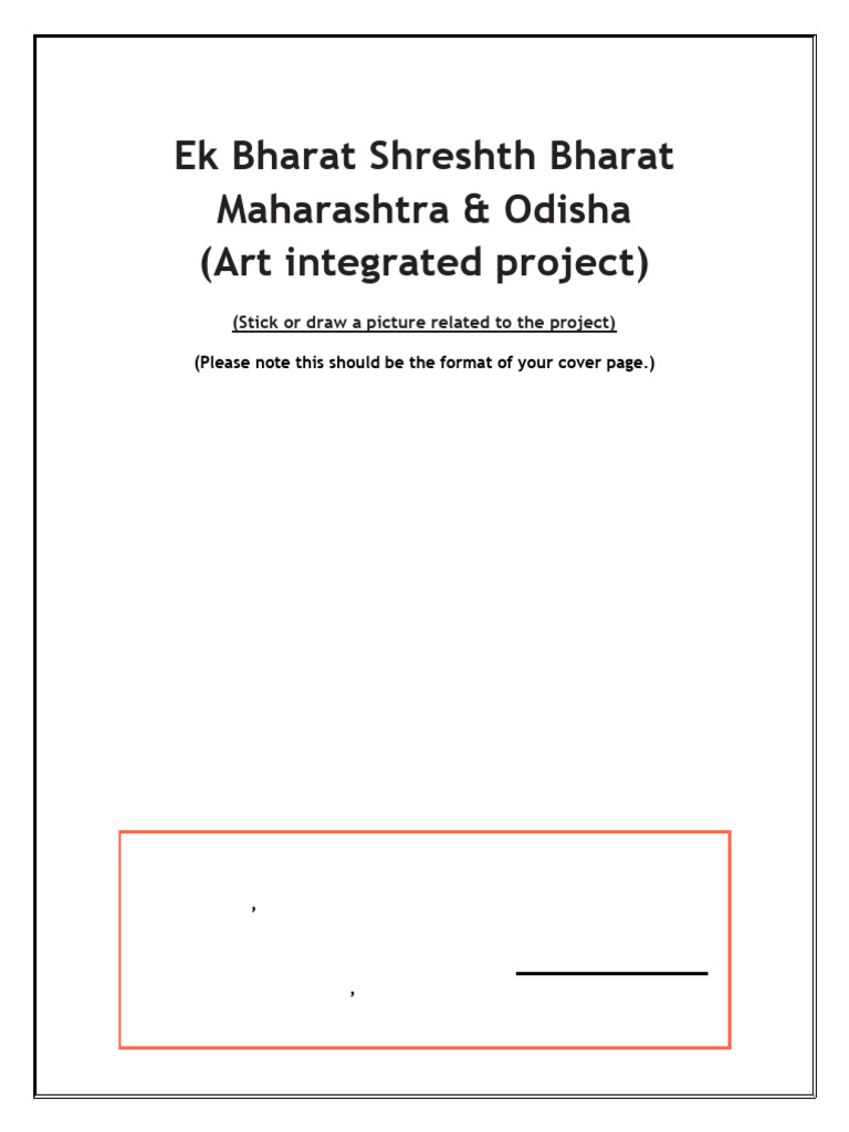 TLISW CL-X EBSB Art Integrated Project Details 2024-2025 | PDF