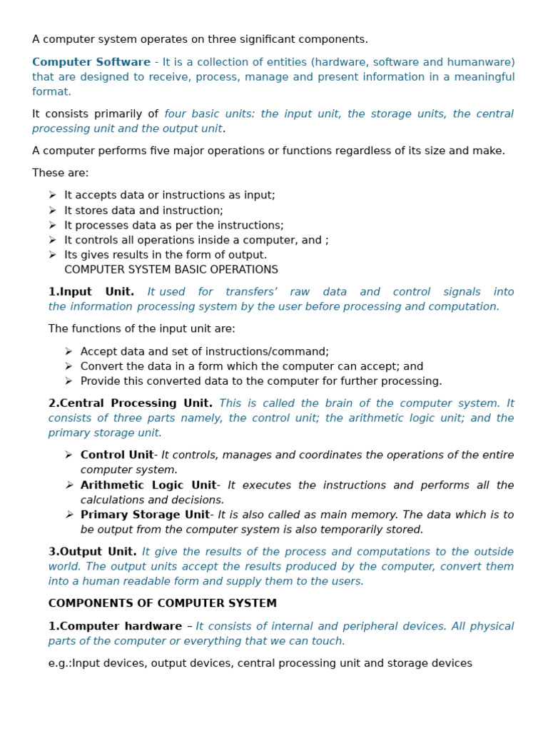 Computer Software | PDF | Operating System | Computer Data Storage
