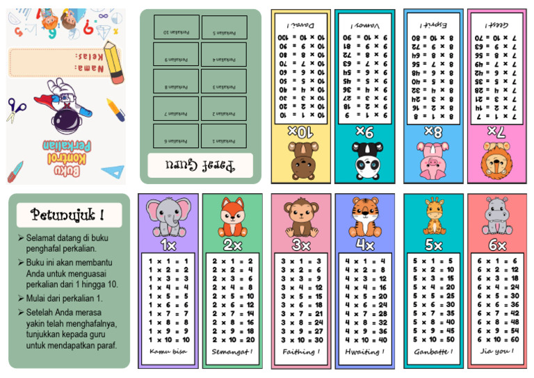 Buku Saku Perkalian | PDF | Kesehatan Holistik