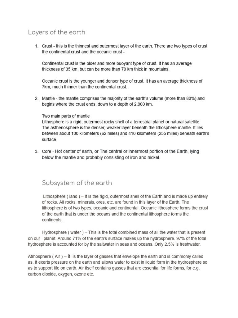 Earth science reviewer | PDF | Atmosphere Of Earth | Sun