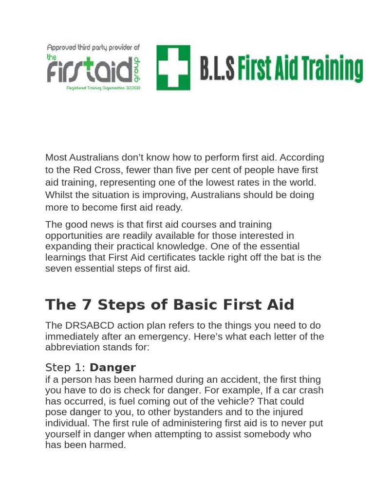First Aid | PDF | Cardiopulmonary Resuscitation | First Aid