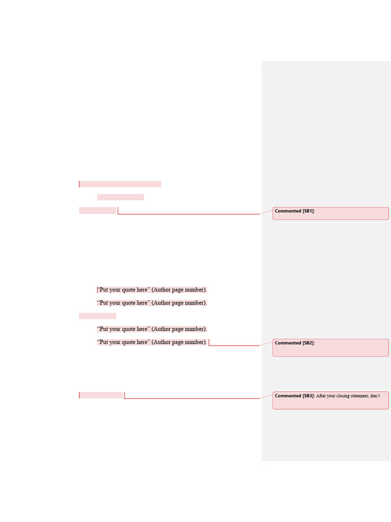 Basic Presentation Outline Format | PDF