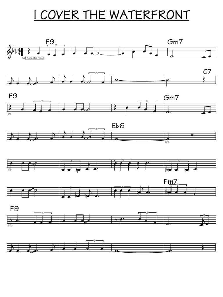 I Cover The Waterfront | PDF