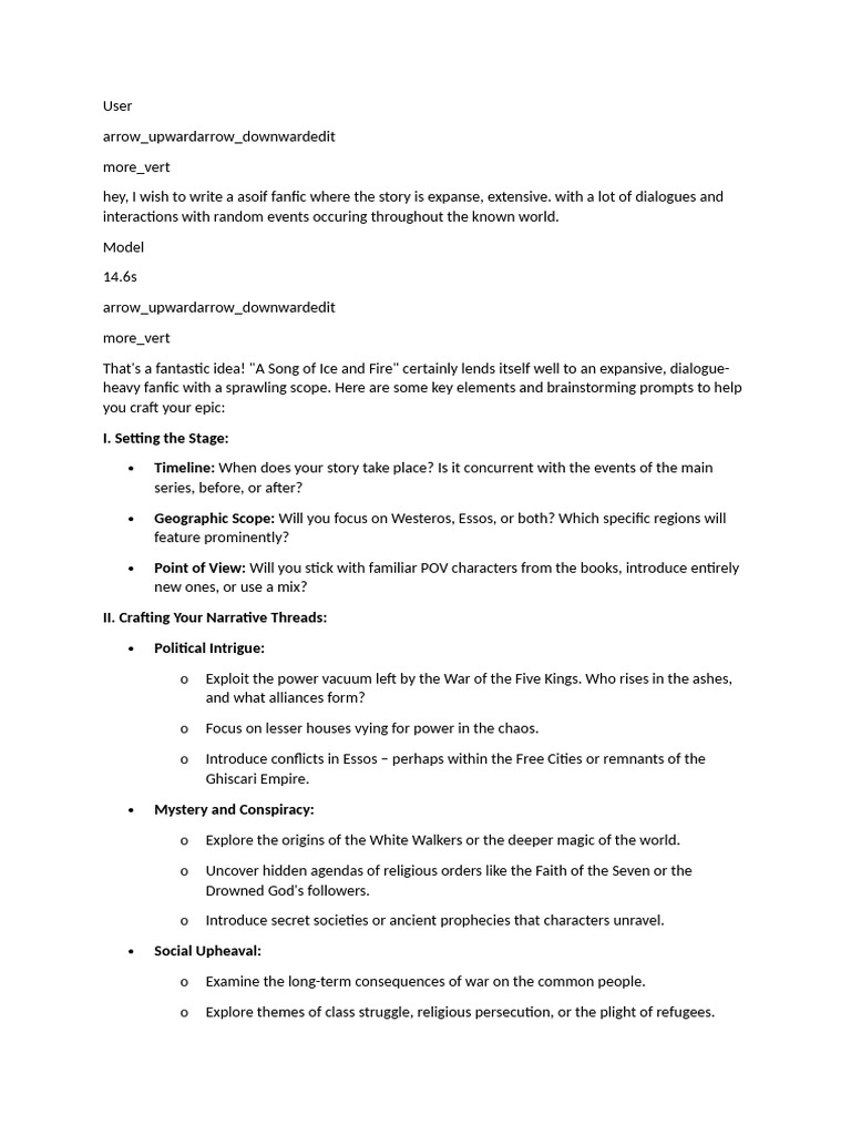 Winter Empire | PDF | World Of A Song Of Ice And Fire | Narration