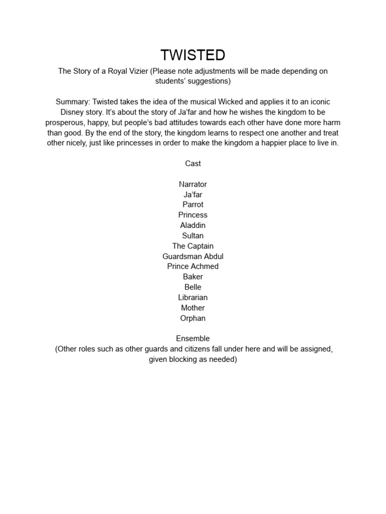 TWISTED Script by Neil Santiago | PDF