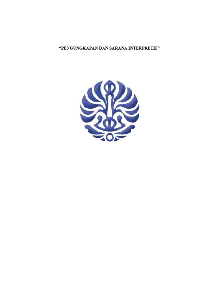 Kel IV - Pengungkapan Dan Sarana Interpretif | PDF | Pengelolaan ...