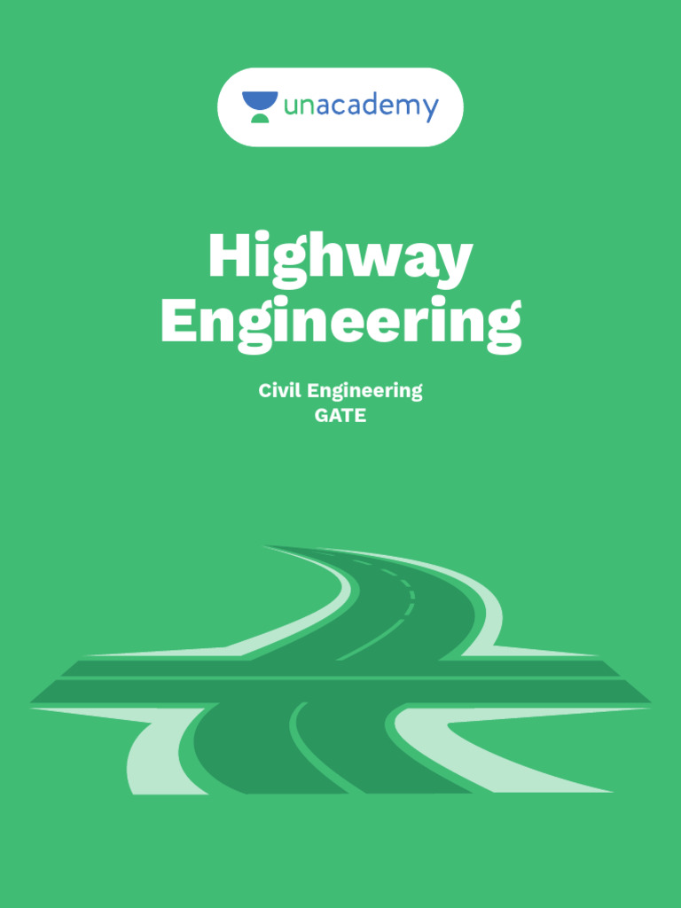 Highway Engineering Overview for GATE | PDF | Transport | Road Surface