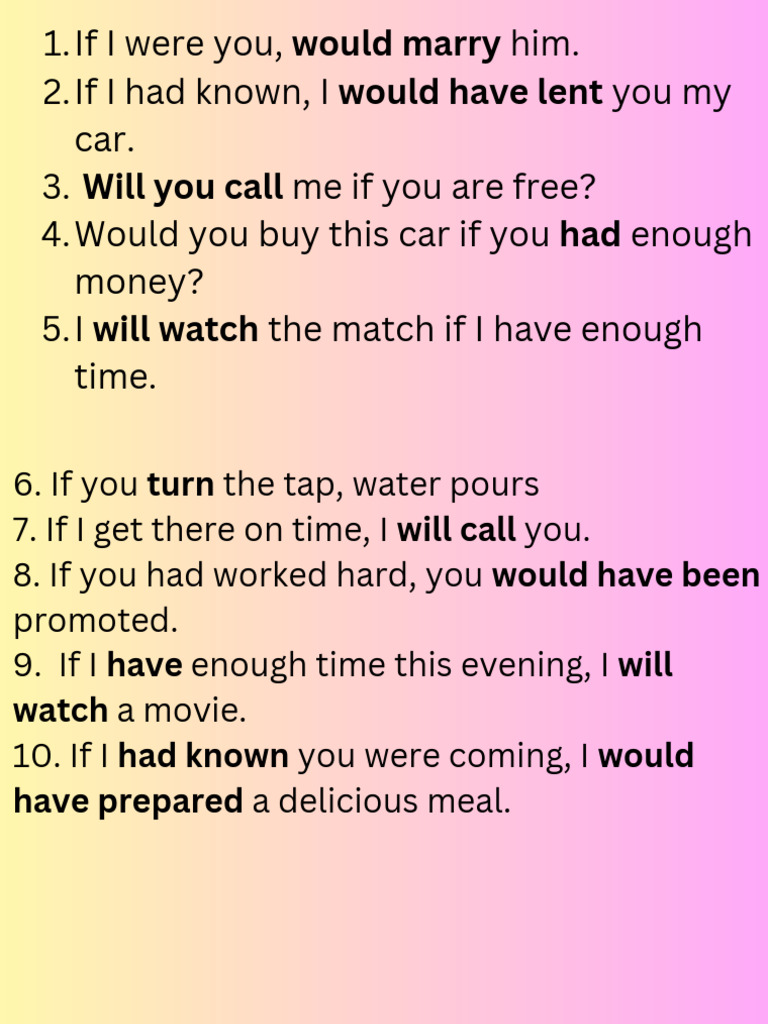 Conditional - Activity Final | PDF