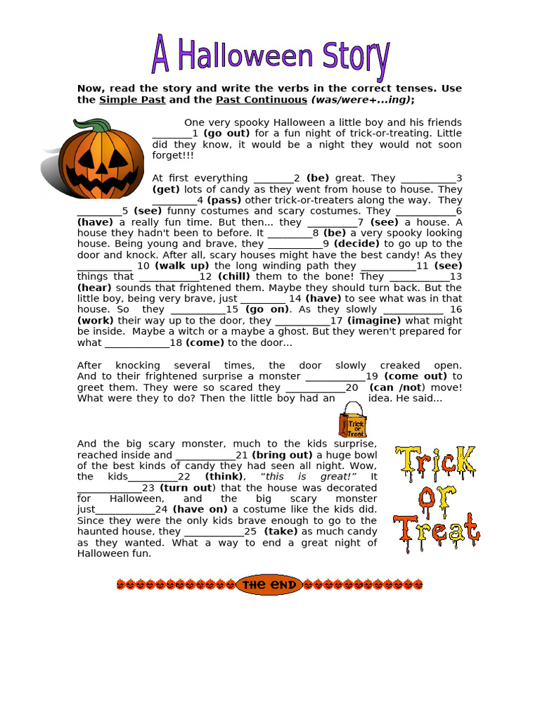 A Scary Halloween Story | PDF | Language Arts & Discipline