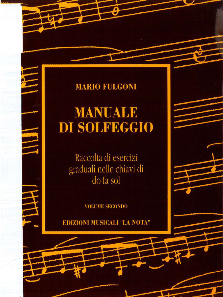 M Fulgoni Manuale Di Solfeggio Vol 2 Compressed | PDF