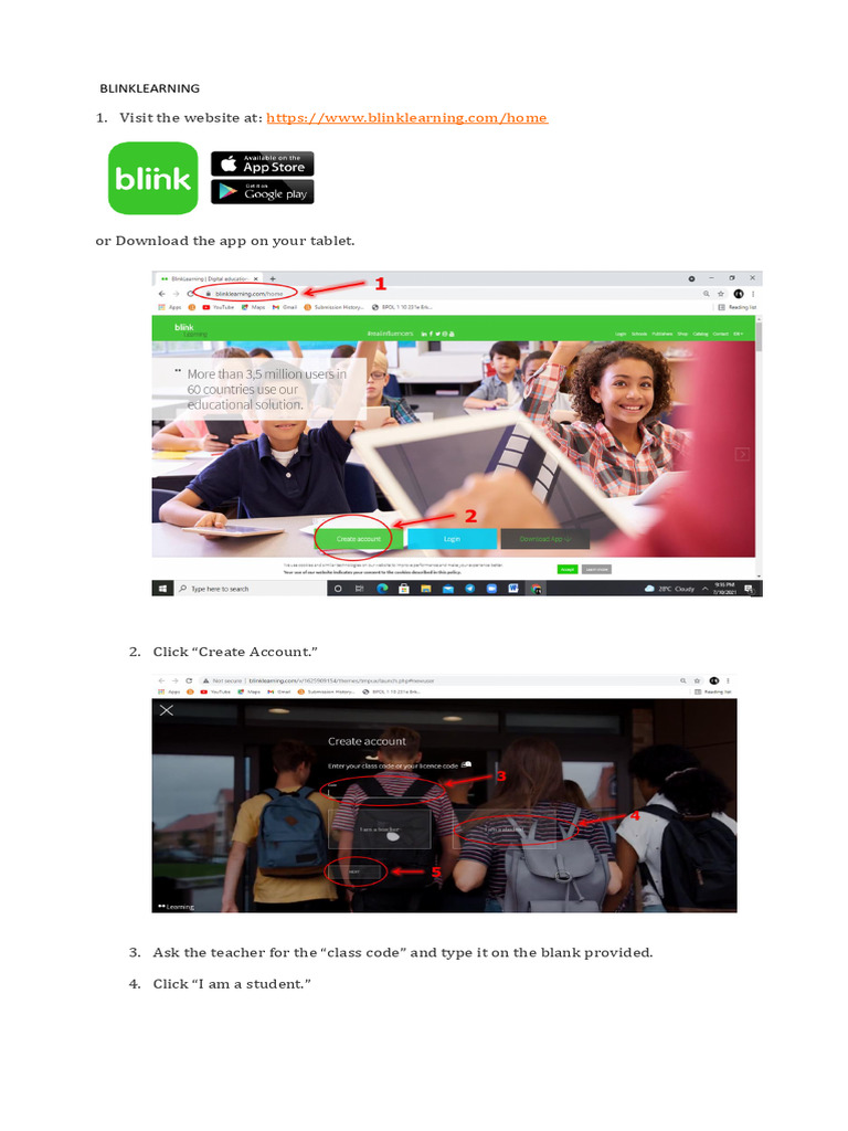 Blink Learning Manual 1.0 | PDF | Computer Mediated Communication | Internet