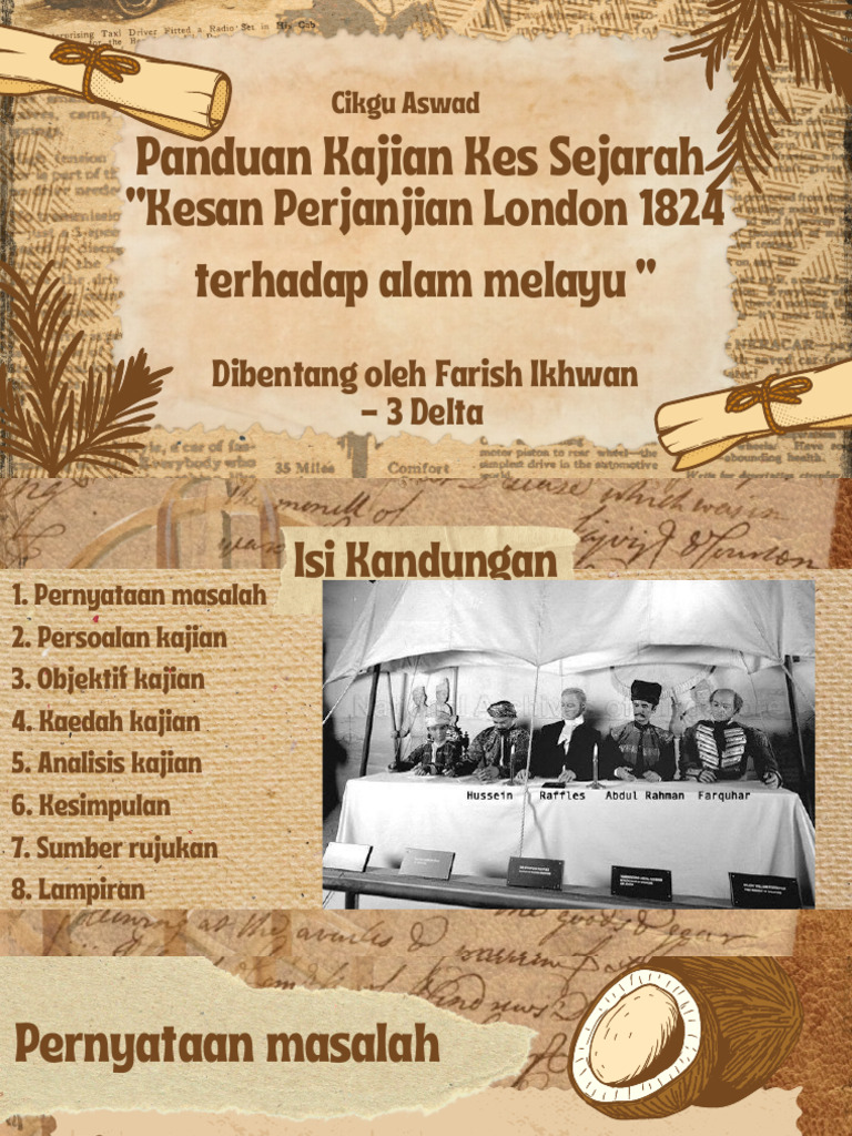 Kesan Perjanjian London 1824 di Melayu | PDF