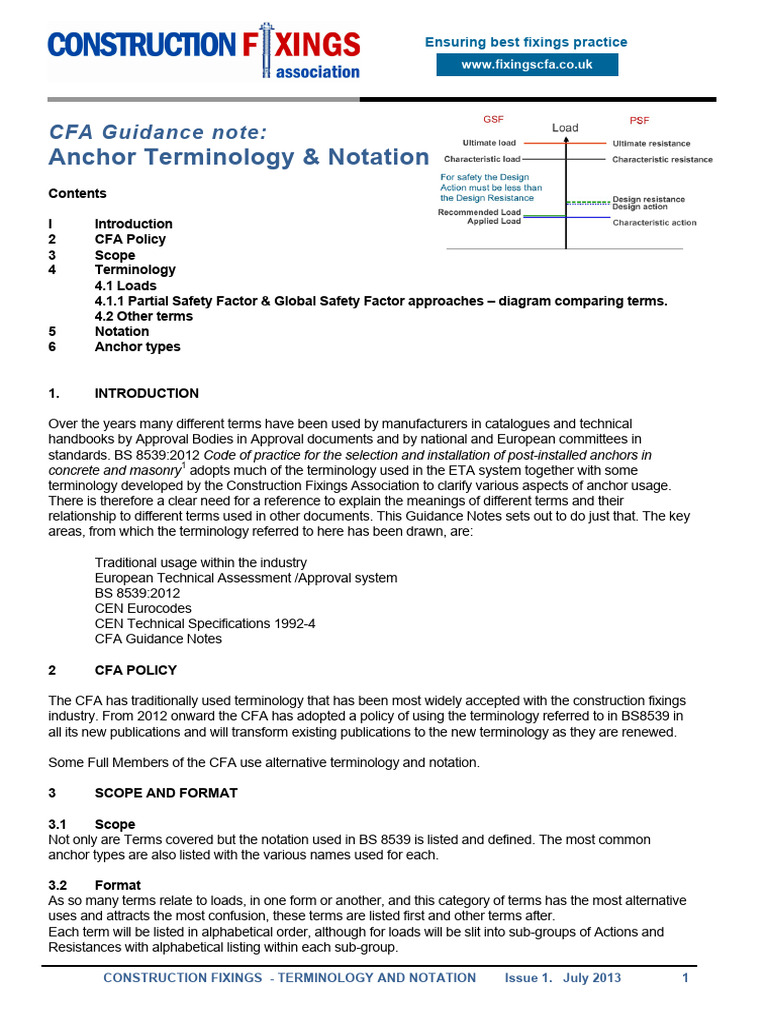 GNAnchor Terminologyand Notation | PDF | Structural Load | Moment ...