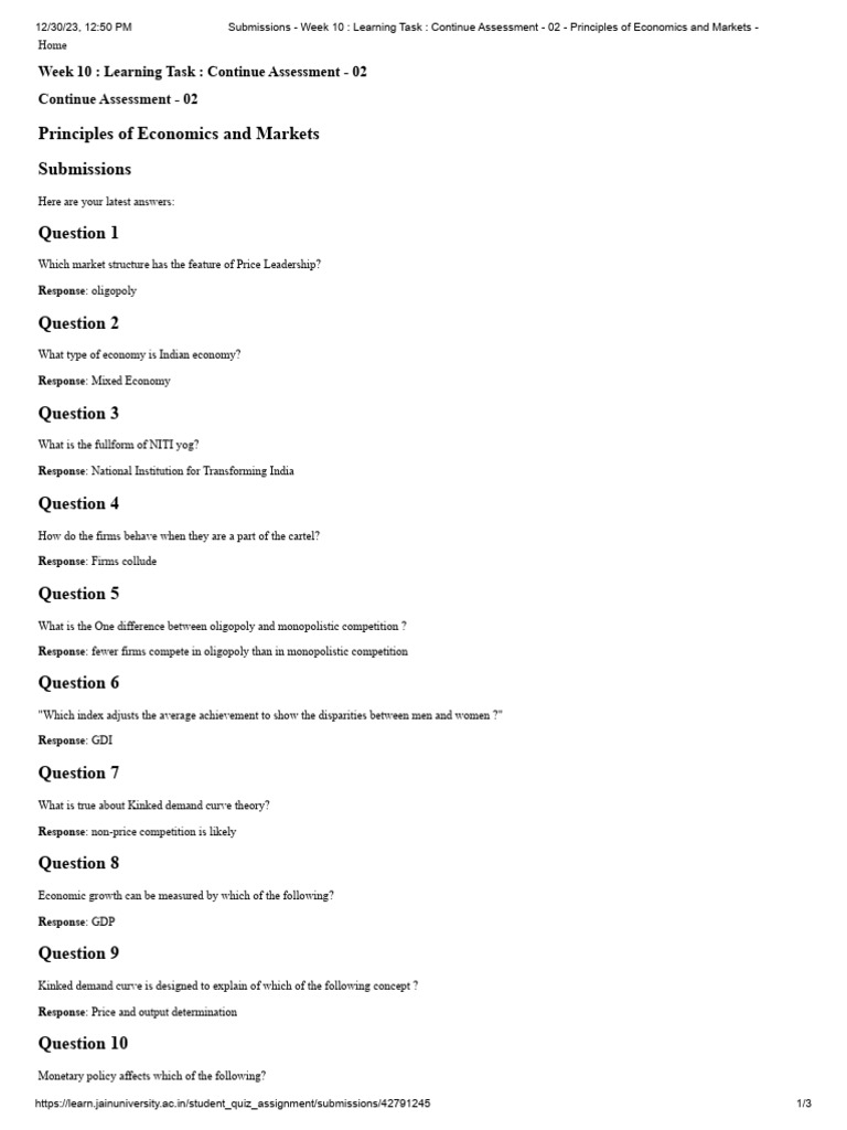 Submissions - Week 10 _ Learning Task _ Continue Assessment - 02 ... Submissions - Week 10 _ Learning Task _ Continue Assessment - 02 ...