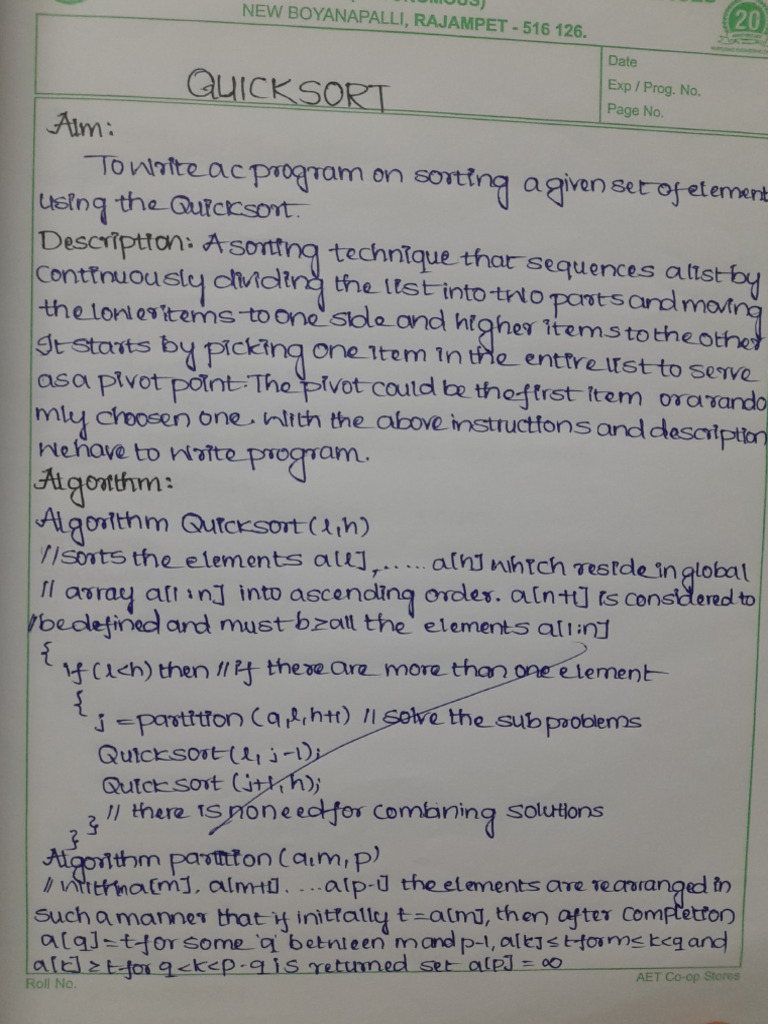 Daa Record... | PDF | Science & Mathematics
