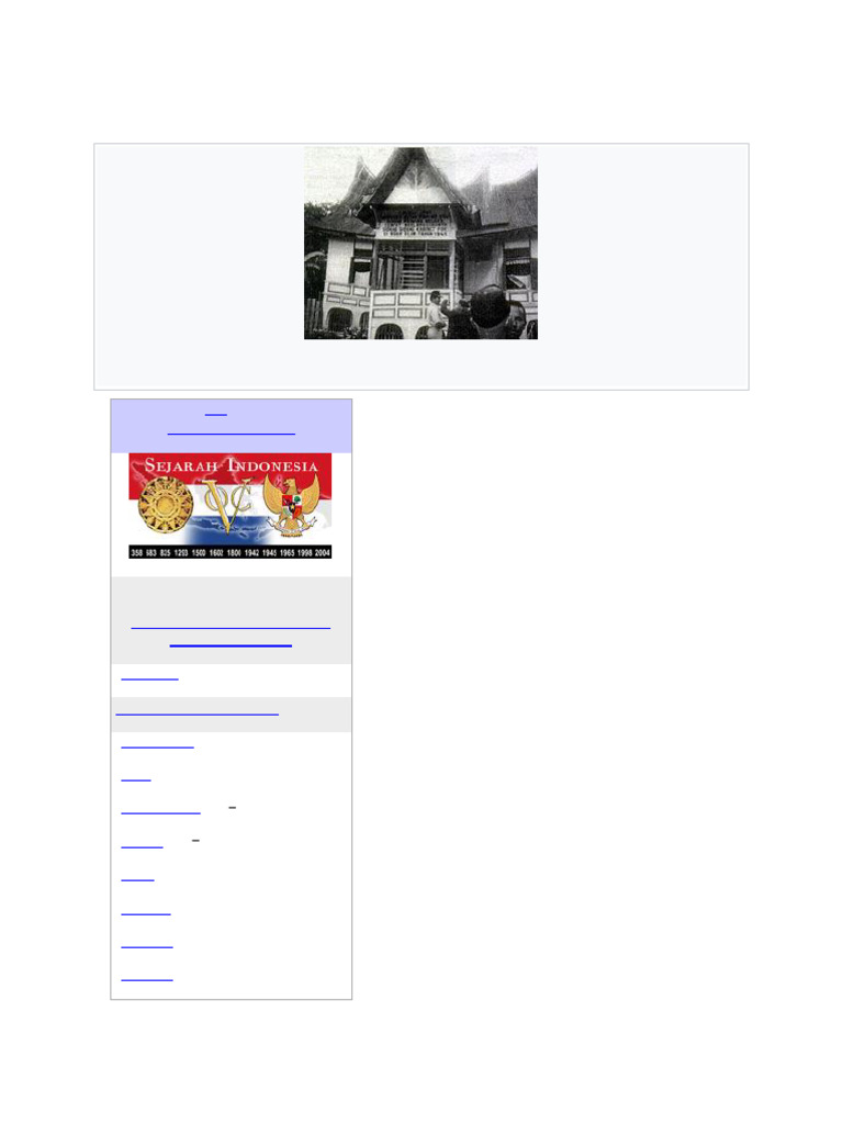 07a. Pemerintahan Darurat Republik Indonesia | PDF