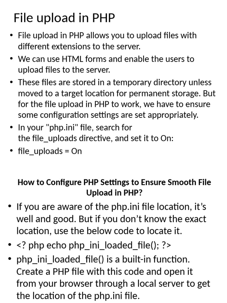 File Upload | PDF | Php | Computer File