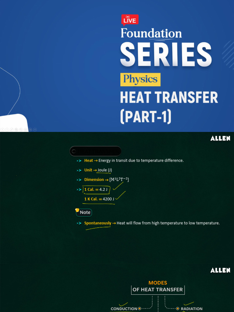 Heat Transfer Part-1 | PDF | Thermal Conduction | Heat Transfer