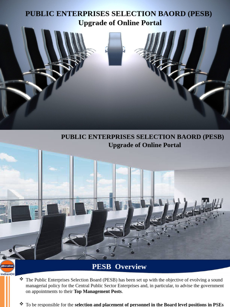 PESB Online Portal Upgrade Overview | PDF