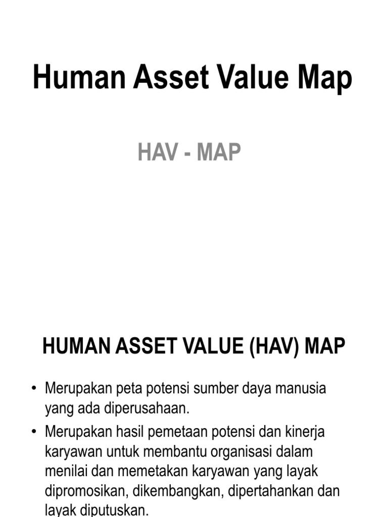 Human Asset Value Map | PDF